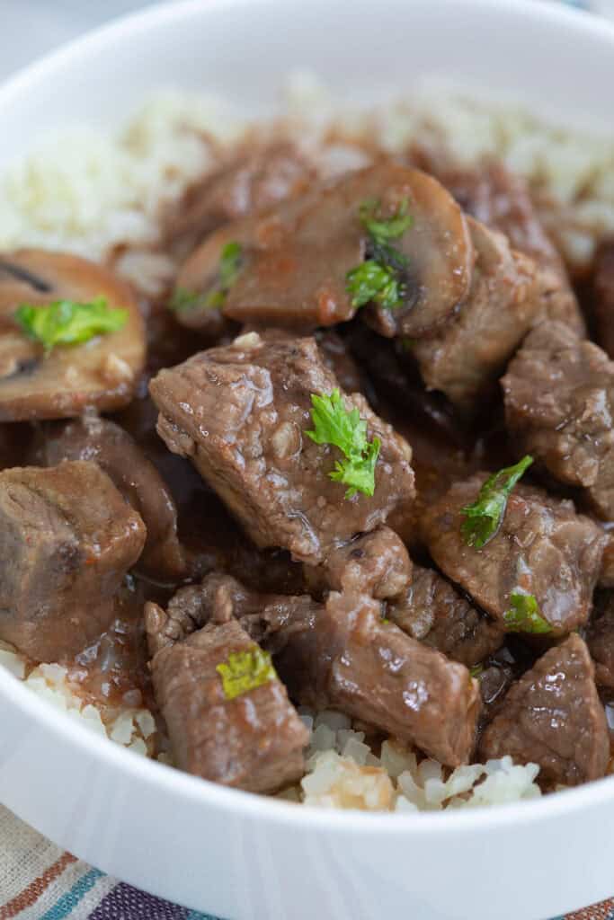 Slow Cooker Beef Tips - All Day I Dream About Food
