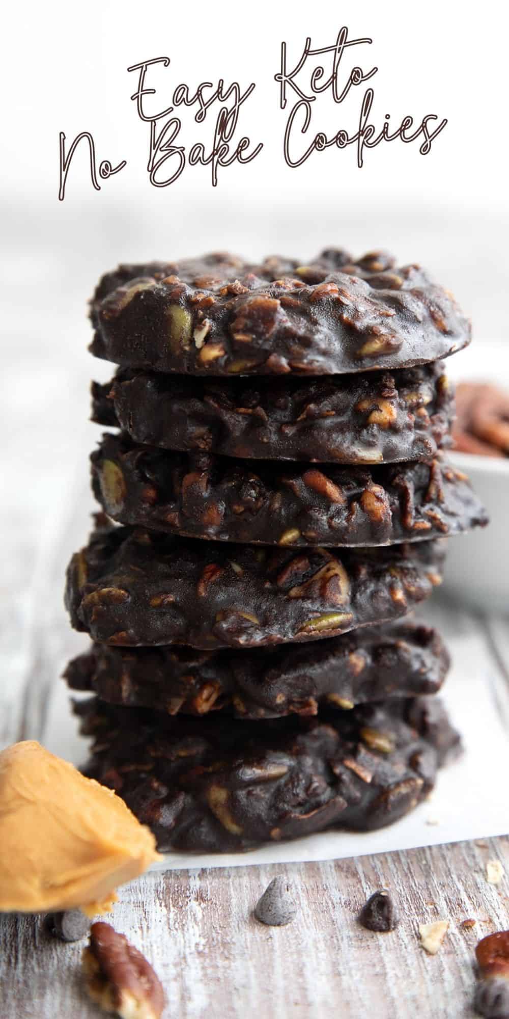 Keto No Bake Cookies - All Day I Dream About Food