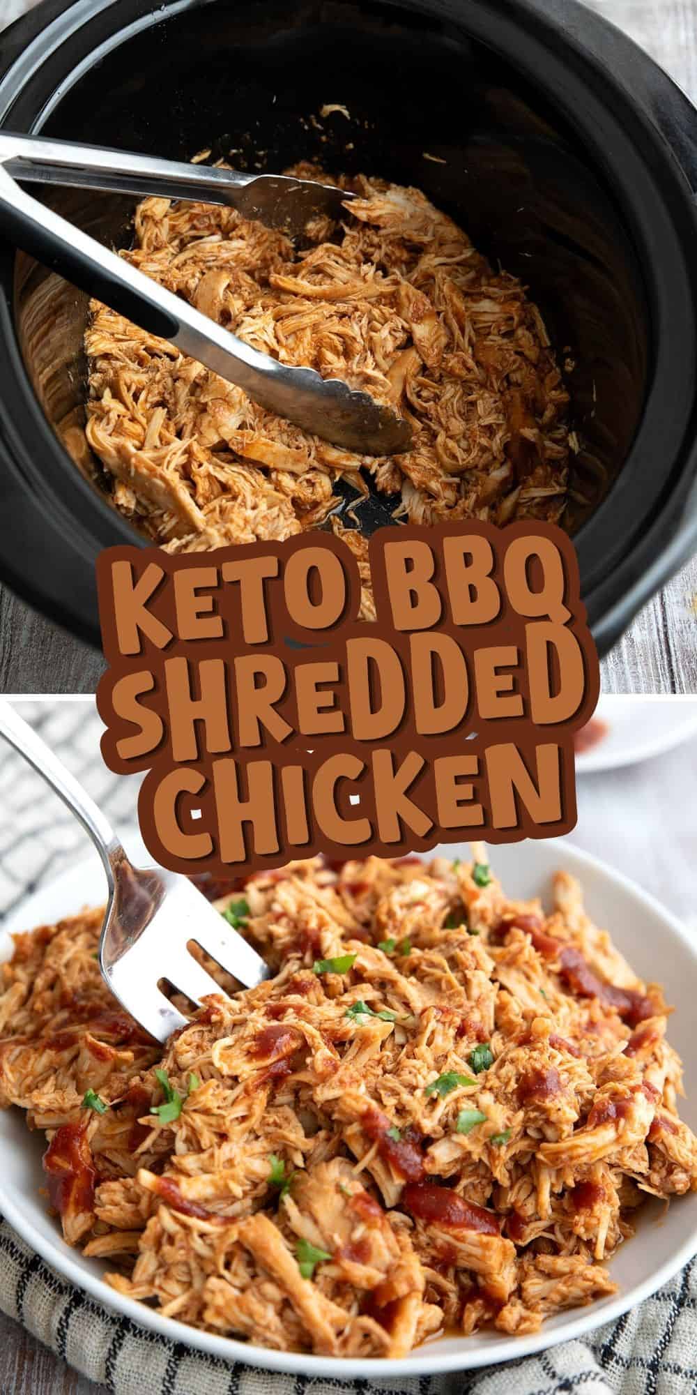 Keto BBQ Shredded Chicken - All Day I Dream About Food